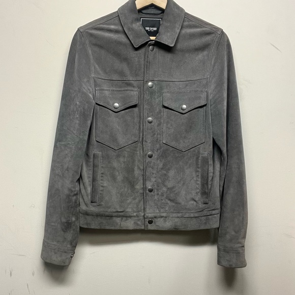 Todd Snyder | Jackets & Coats | Todd Snyder Gray Suede Dylan Jacket ...